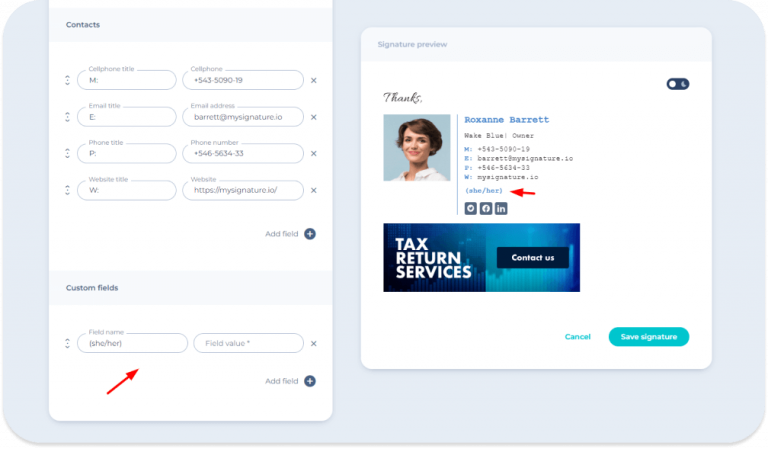 How to use pronouns in email signatures in 2024 | MySignature