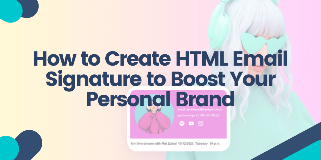 How To Create Html Email Signature