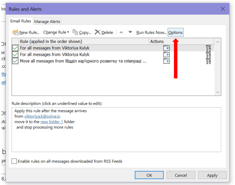 Setting up Rules in Outlook: Guide to a Tidy Inbox | MySignature
