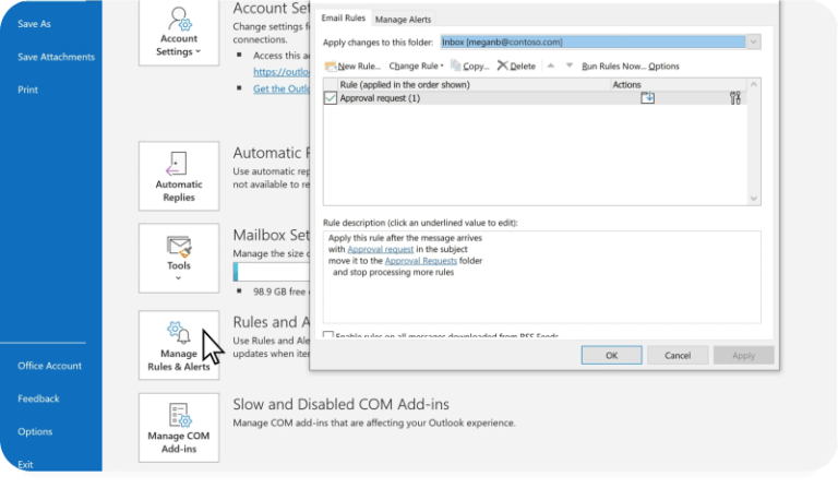 Setting up Rules in Outlook: Guide to a Tidy Inbox | MySignature